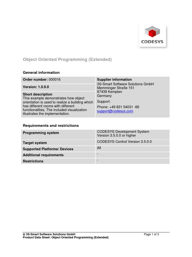 Object Oriented Programming On PLC | PDF | Object Oriented Programming | Systems Engineering