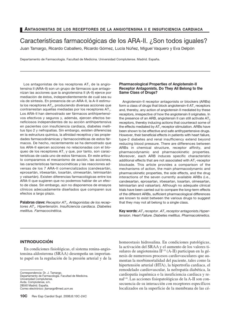 ARA II | Hypertension | Enzyme Inhibitor