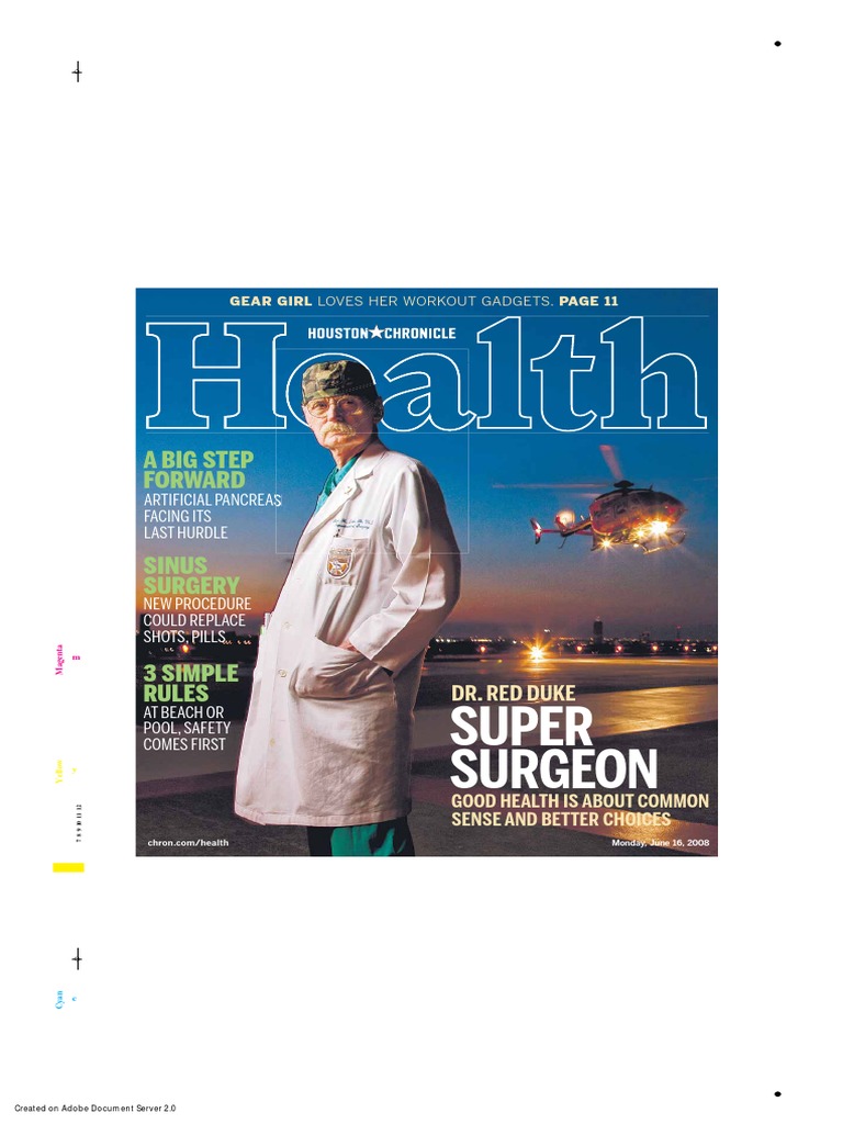 Dr. Red Duke On Houston Chronicle's Health Cover | PDF | Diabetes ...
