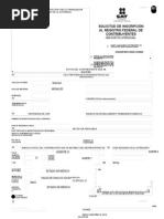 Formato R-1 Solicitud de Inscripcion Al Registro Federal de ...