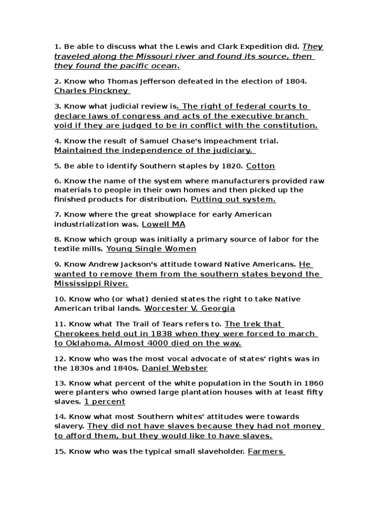 Jacksonian Democracy | PDF | Andrew Jackson | Trail Of Tears