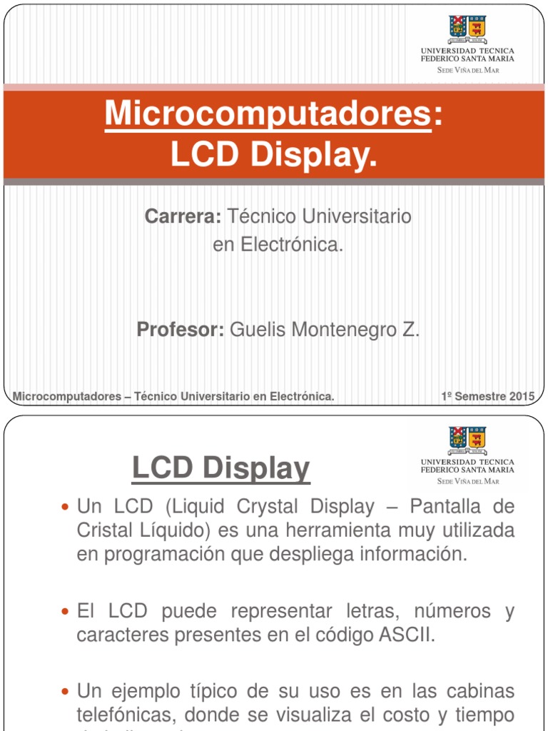 LCD Display | PDF | Comillas | Ascii