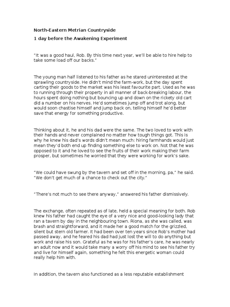Short Story 3 - 1 Day Before | PDF | Poetry