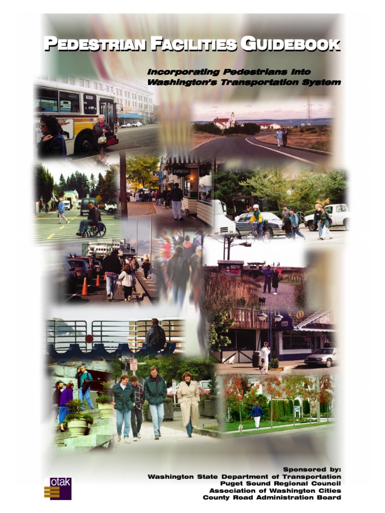 Pedestrian Facility Guide Book | PDF | Sidewalk | Traffic
