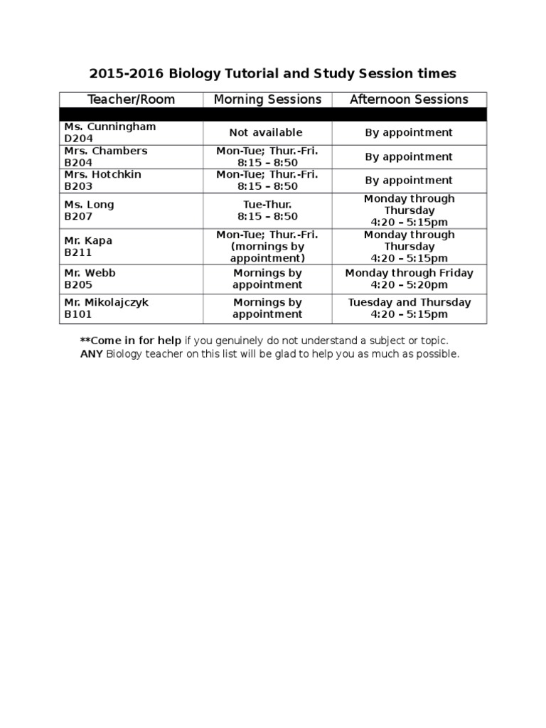 Bio Tutorials | PDF | Language Arts & Discipline | Wellness