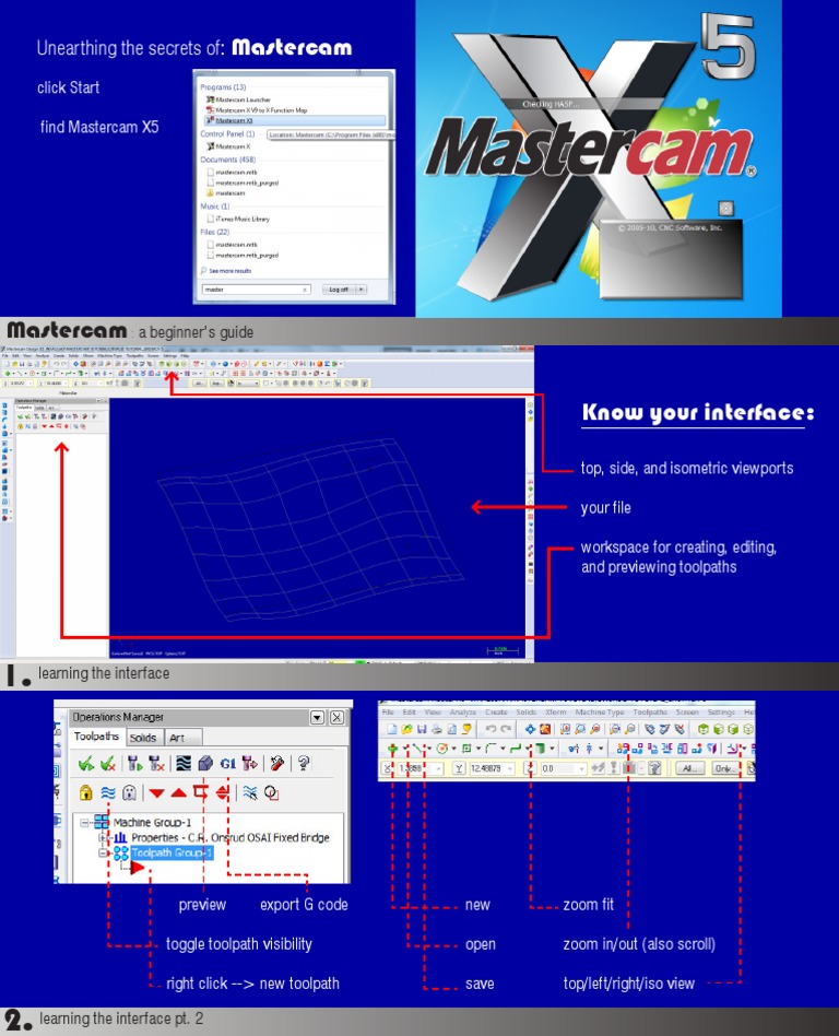 Tutorial Cards Mastercam | Download Free PDF | Machining | Software