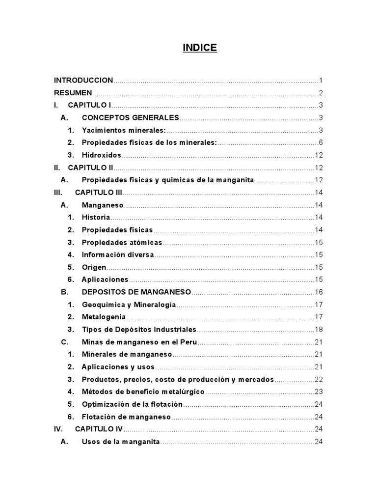 Propiedades y Usos de la Manganita | PDF | Minerales | Manganeso