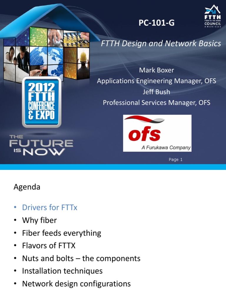 FTTH Basics and Network Design | PDF | Fiber To The X | Optical Fiber