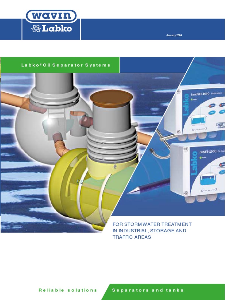 Wavin Labko Oil Separator System | PDF | Stormwater | Combined Sewer
