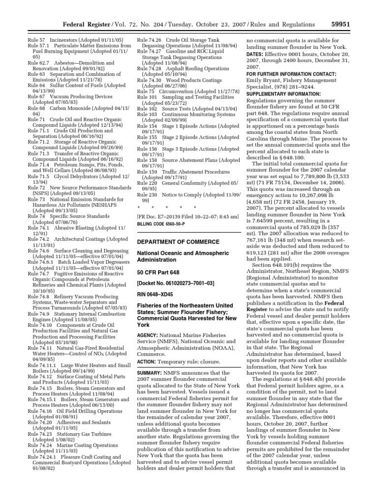 Rule: Fishery Conservation and Management: Alaska Fisheries of ...