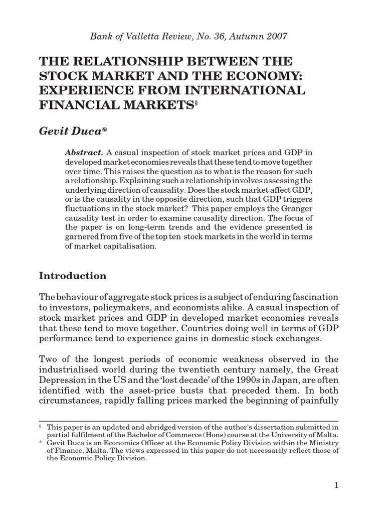 Gevit Duca No 36 Autumn 2007 | PDF | Stock Market | Economics