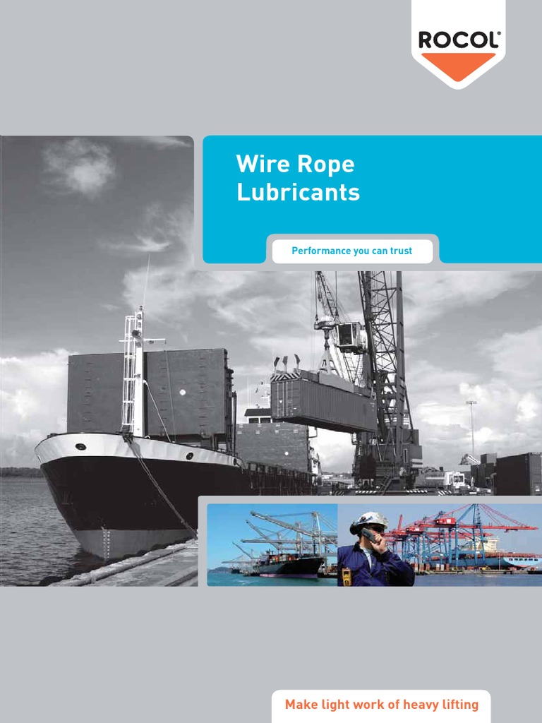 Wire Rope Lubricants | PDF | Lubricant | Wire