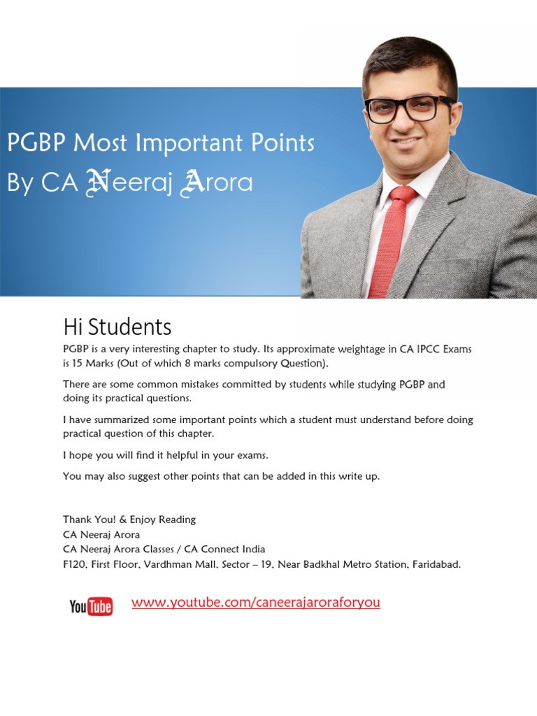 PGBP Final File To Be Uploaded PDF | PDF | Tax Deduction | Expense