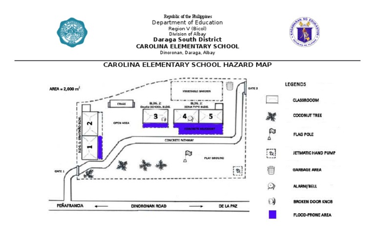 Carolina Elementary School Hazard Map | PDF