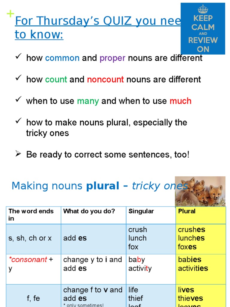 Nouns Quiz | PDF | Language Arts & Discipline