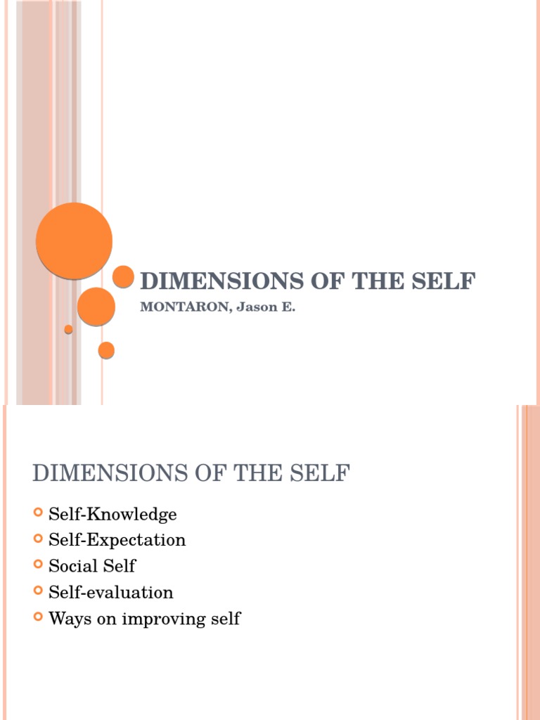 Dimensions of The Self | PDF | Self-Improvement