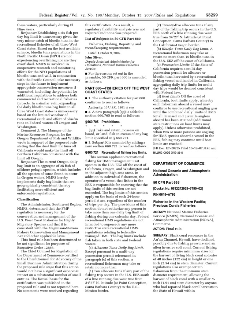 Rule: Fishery Conservation and Management: Alaska Fisheries of ...