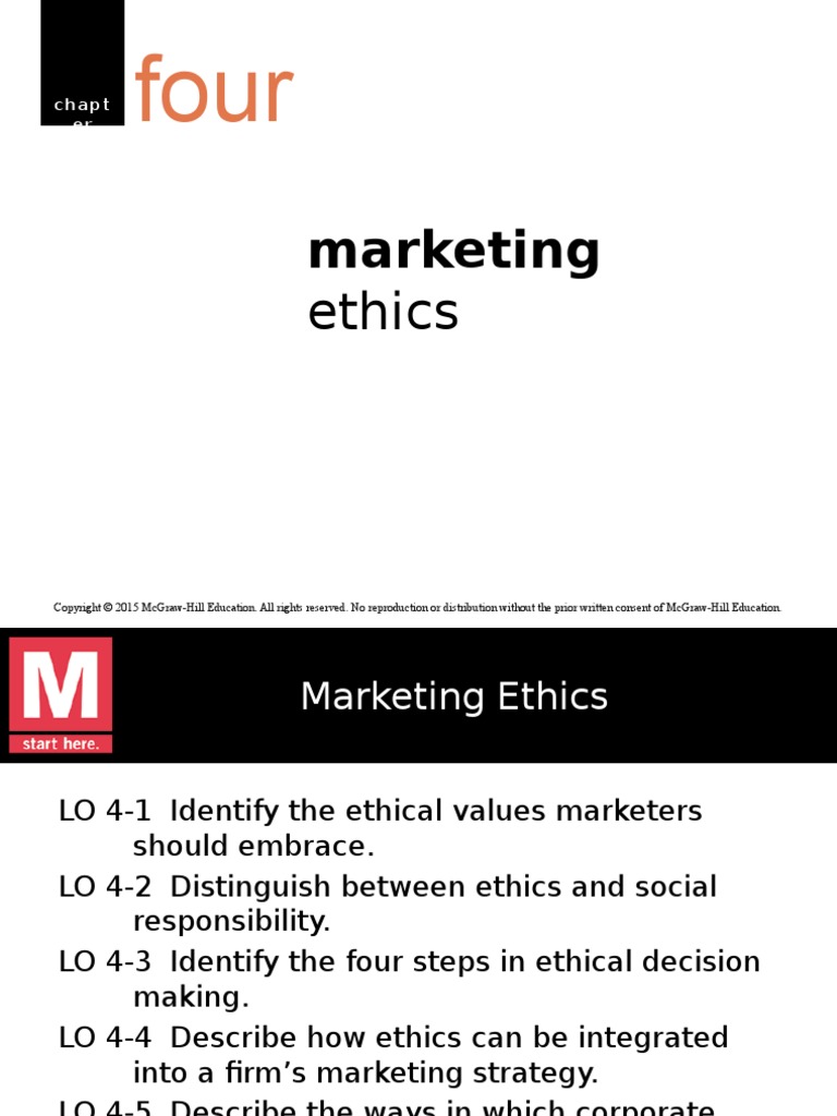 Chapter 4 PowerPoint Marketing | PDF | Business Ethics | Corporate ...