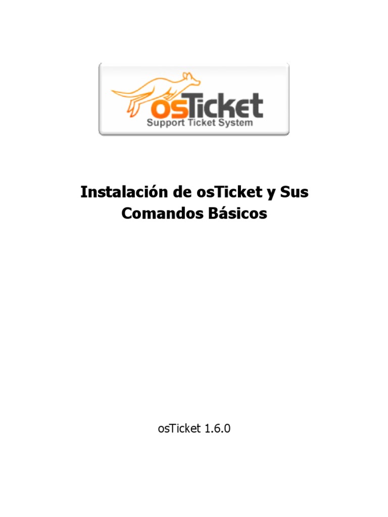 Tutorial de Instalacion de Osticket | PDF | Software del sistema | Gestión de tecnología de la ...