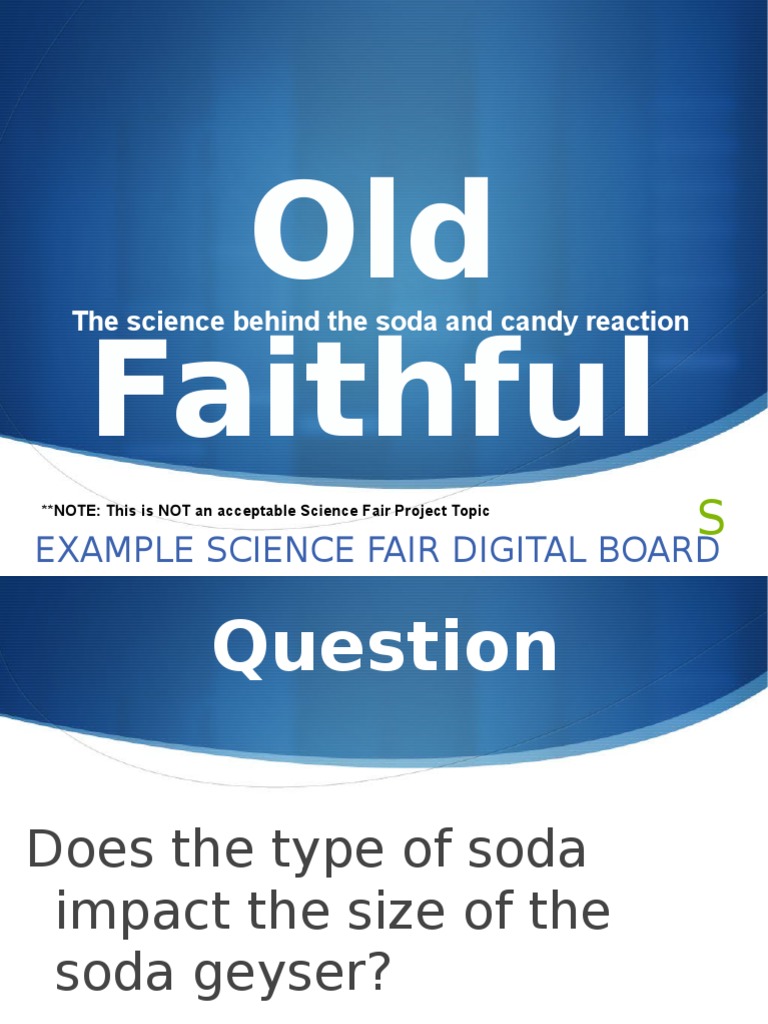 Science Fair Digital Presentation Example | PDF