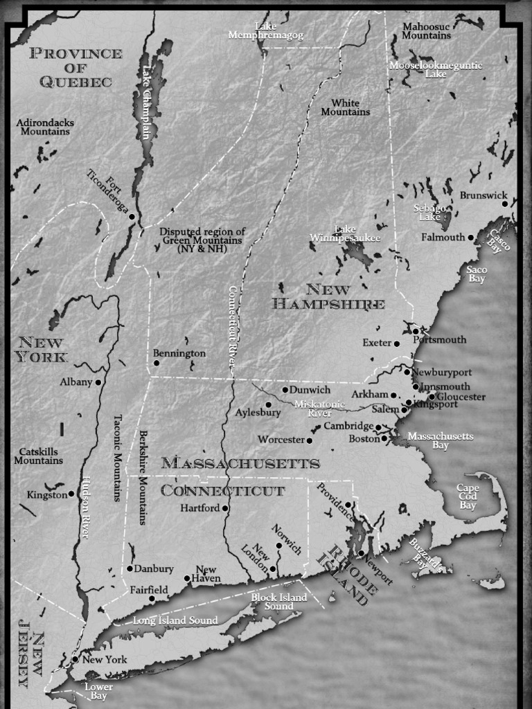 Colonial Gothic: Gazetteer - Map 2 | PDF