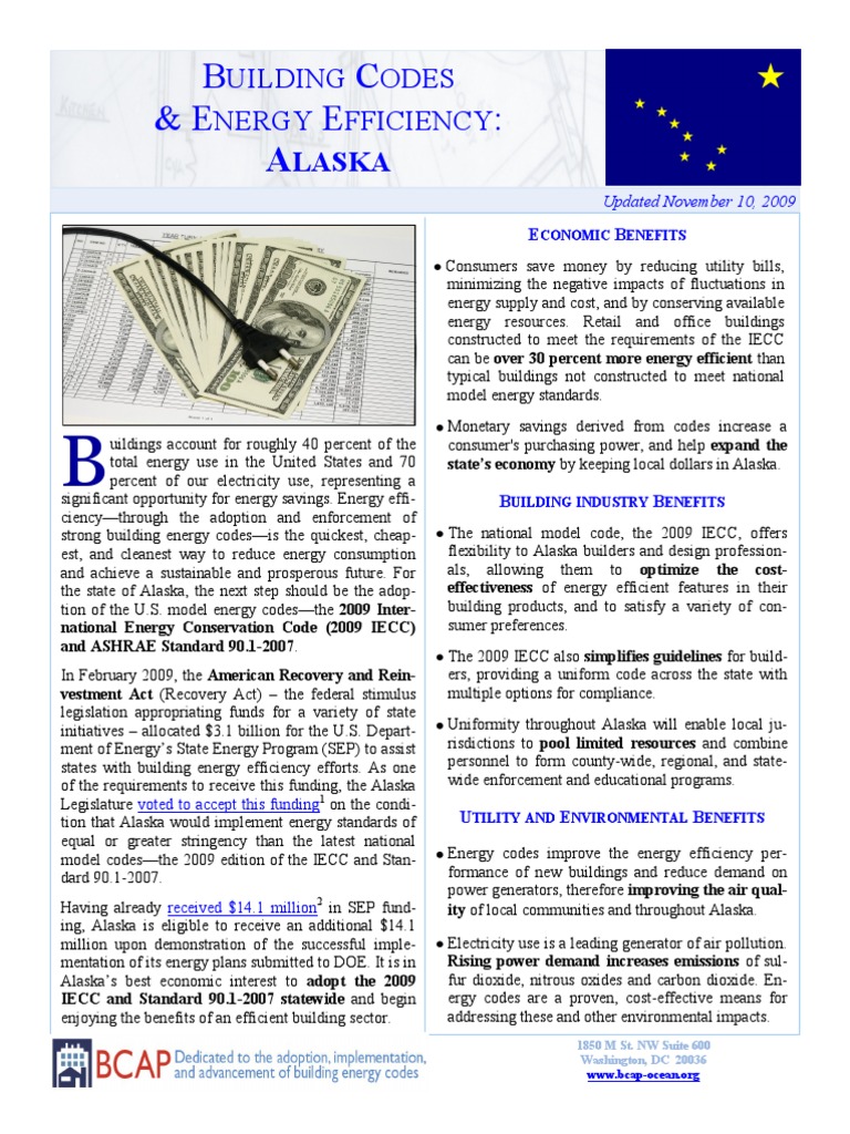 Alaska Fact Sheet | PDF | Efficient Energy Use | Energy Conservation
