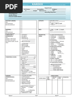 Nursing Kardex | Hospital | Nursing
