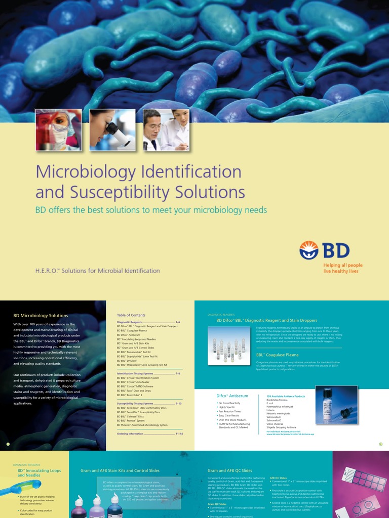 BBL Crystal | PDF | Staining | Beta Lactamase