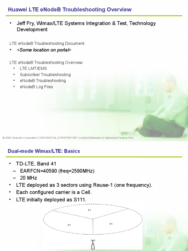 LTE ENodeB Troubleshooting Training v1.0 | PDF | Lte (Telecommunication ...