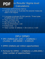 6 Sigma Conversion Table PDF | PDF