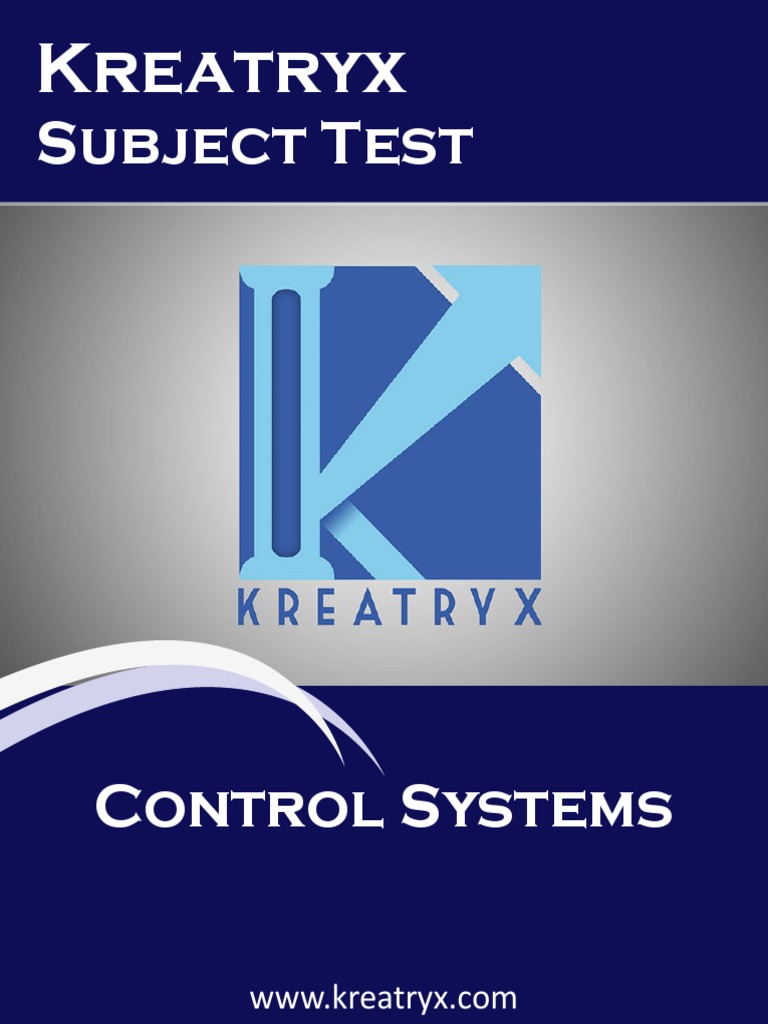 Control Systems KST | PDF | Control Theory | Signal Processing