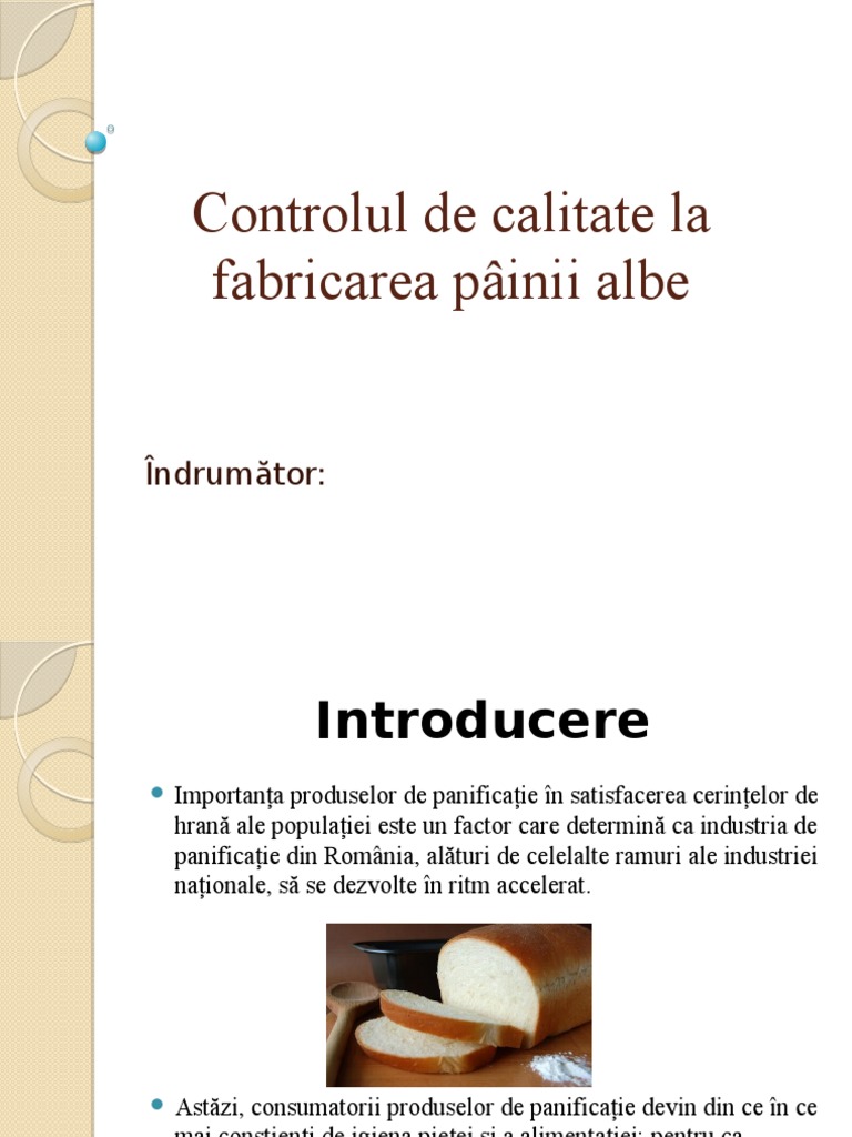 Controlul de Calitate Al Painii Albe | PDF