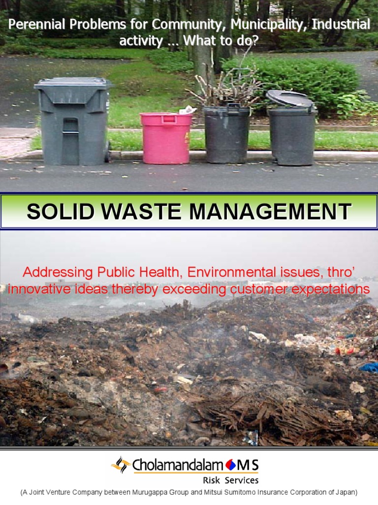 Solid Waste Management Brochure | Municipal Solid Waste | Waste Management