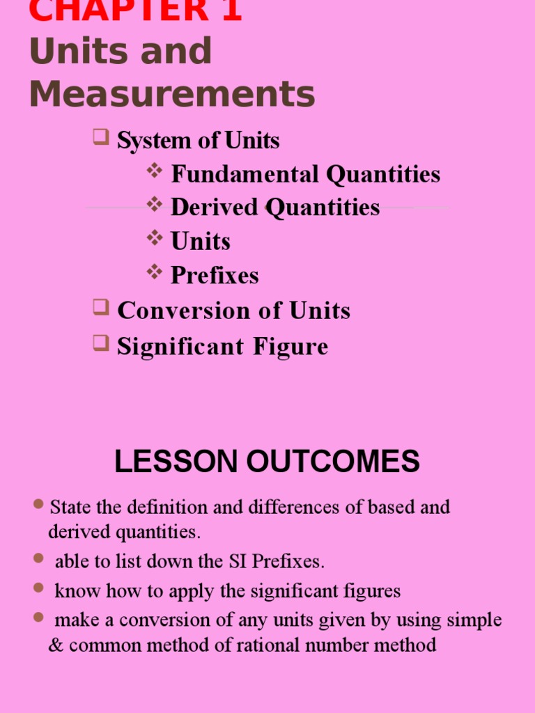 Measurements | PDF | International System Of Units | Units Of Measurement