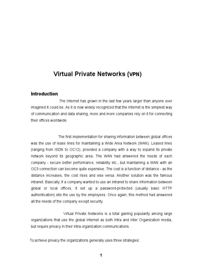 Virtual Private Network | Download Free PDF | Virtual Private Network ...