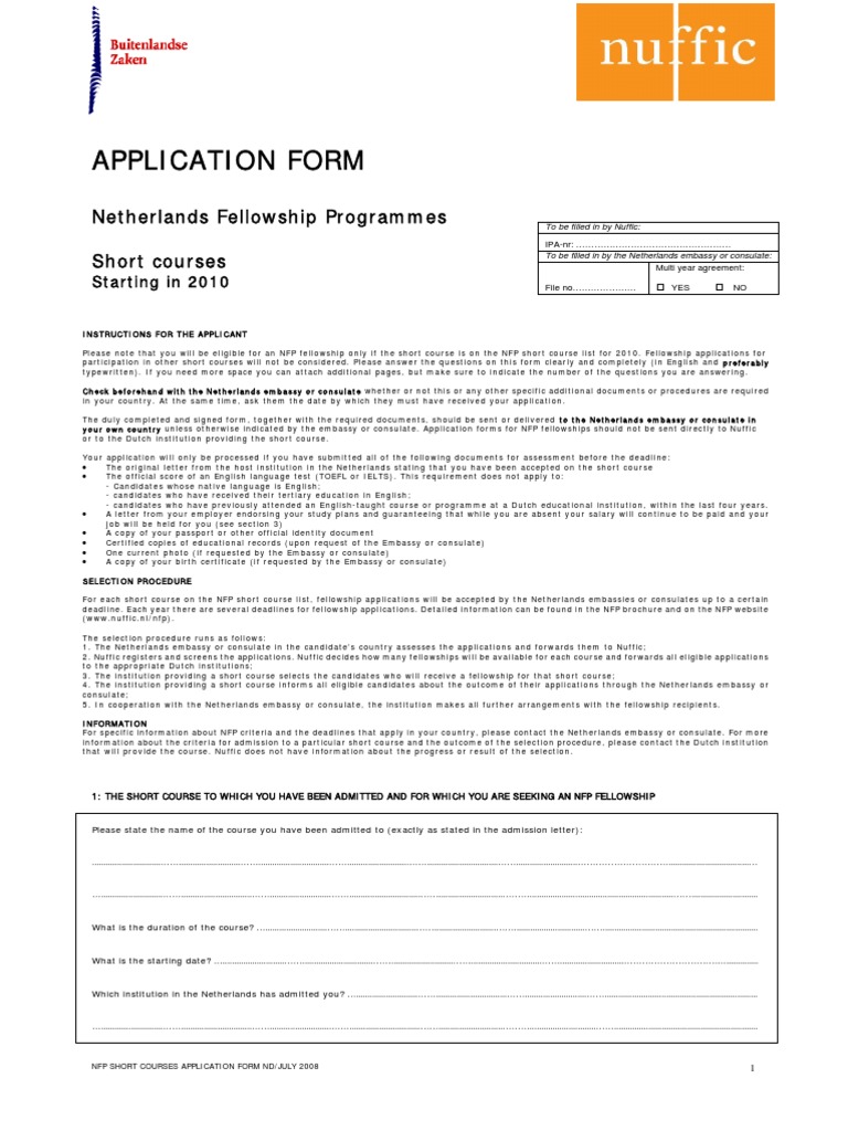 SC Application Form 2010 | PDF | Consul (Representative) | Identity ...