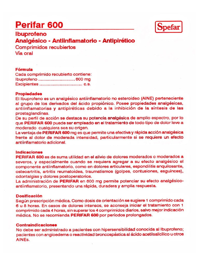 Perifar 600 | PDF