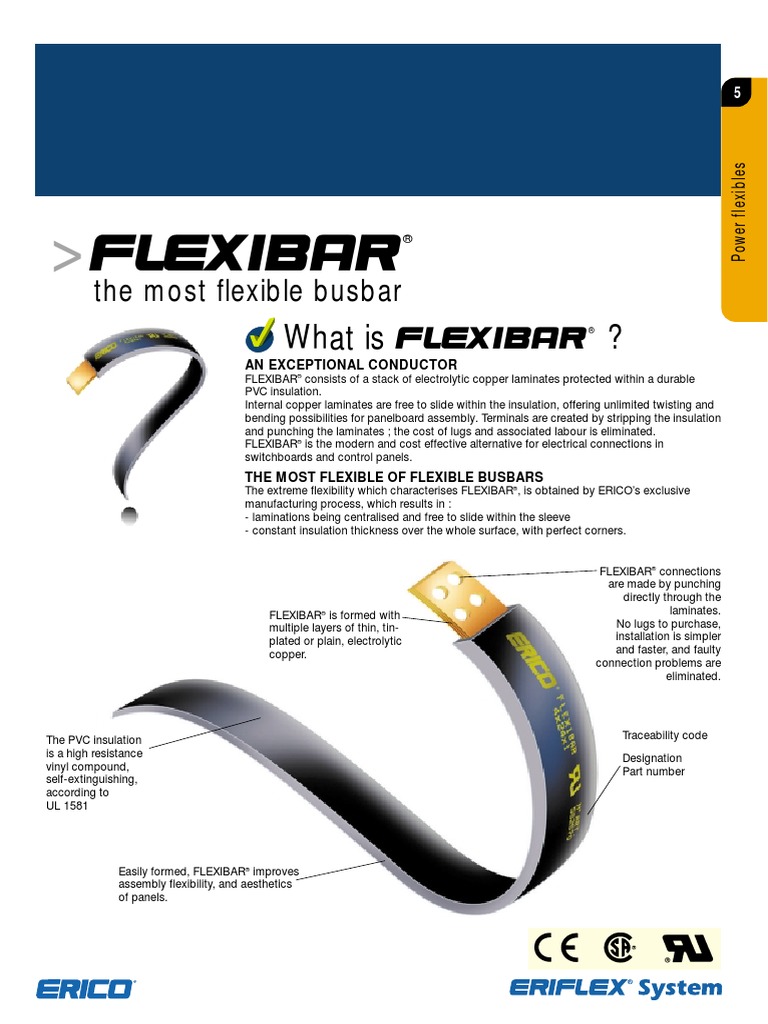 Flexibar PDF | PDF | Insulator (Electricity) | Cable
