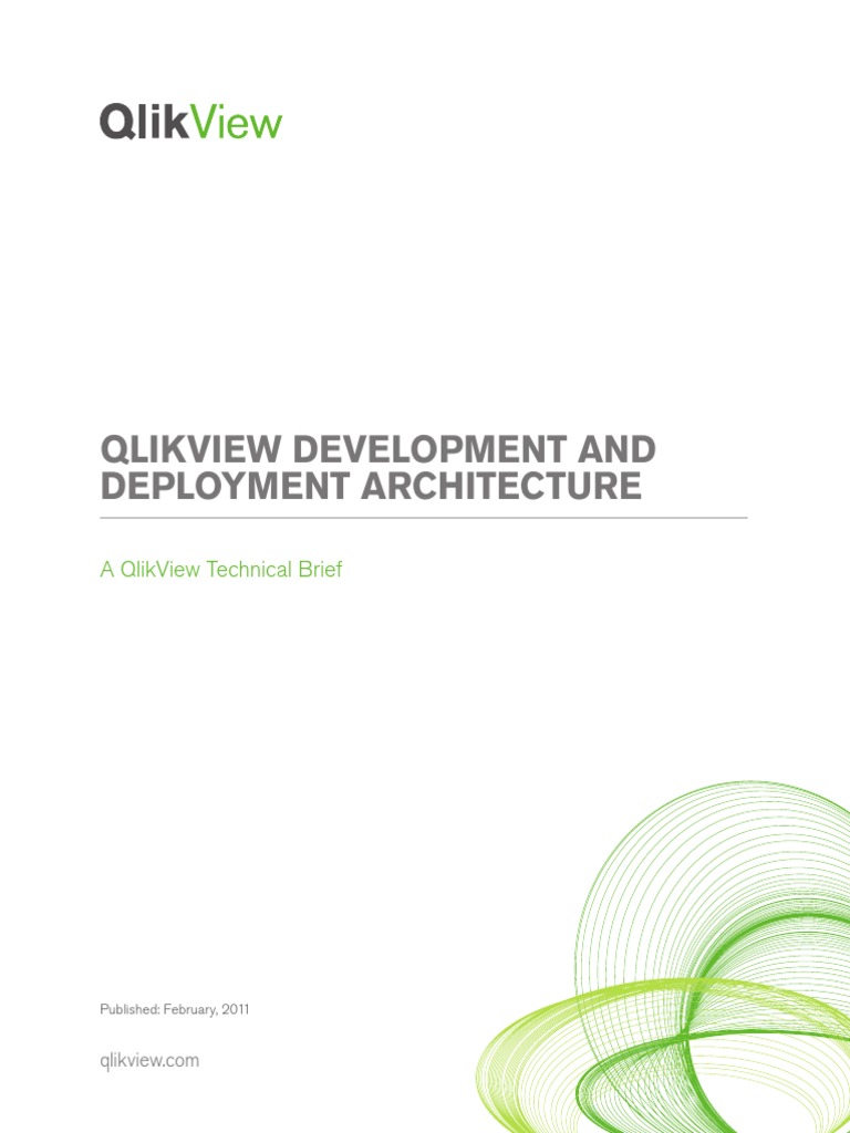Qlikview Development and Deployment Architecture | PDF