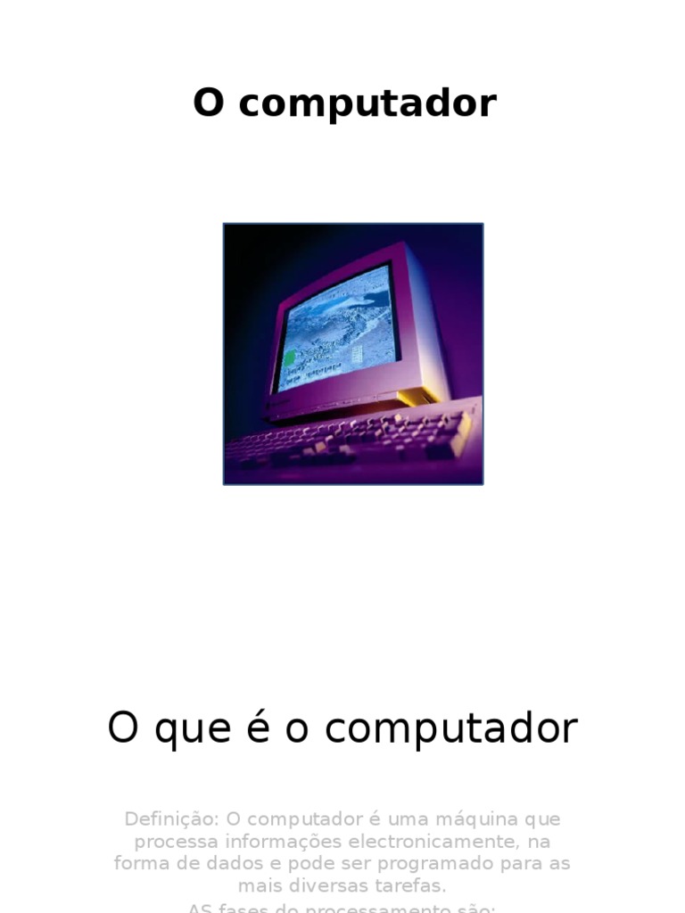 O Computador | PDF