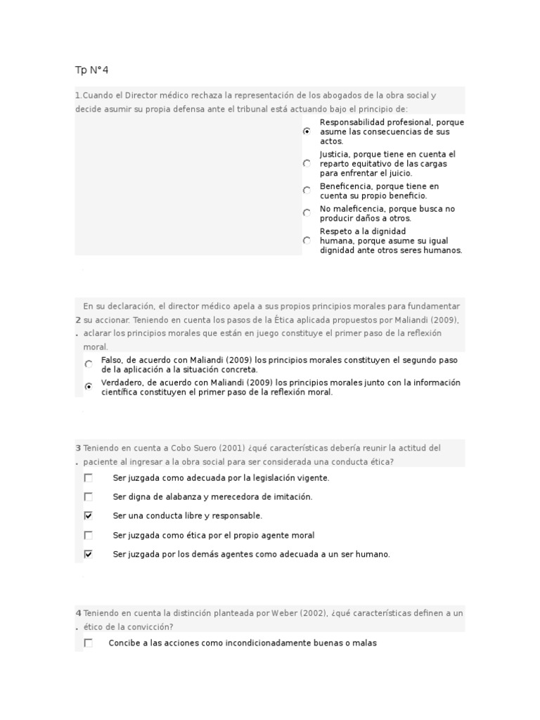 TP N 4 Etica | PDF | Moralidad | Verdad