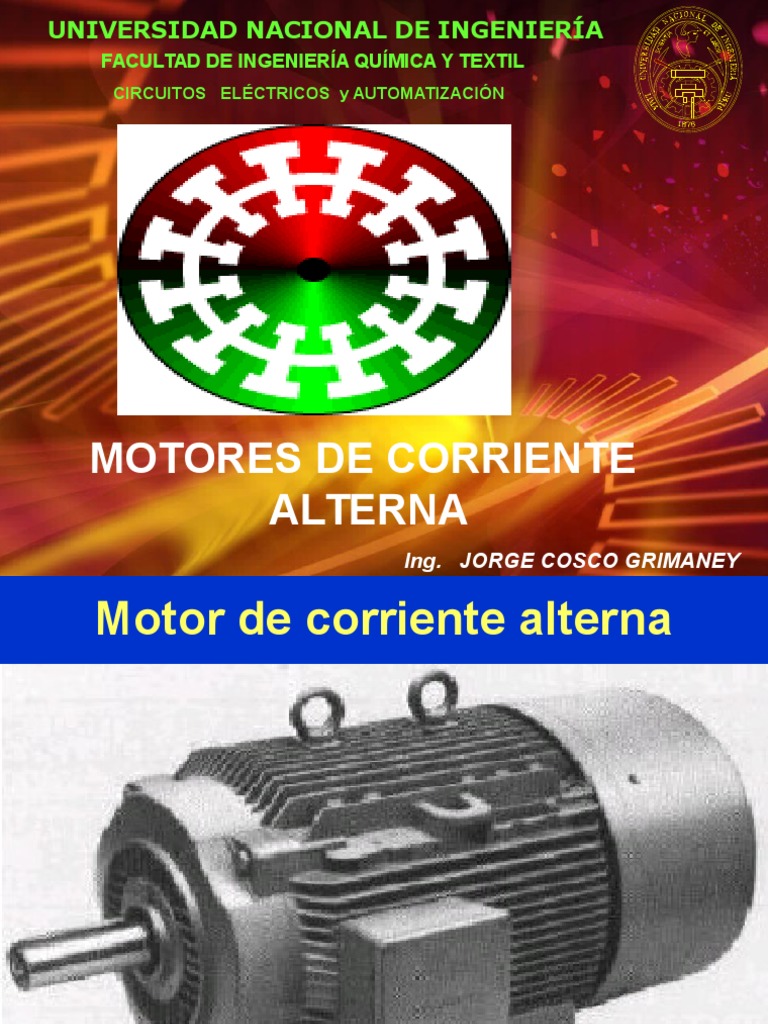 Motores de CA Asincronos | PDF | Motor eléctrico | Energia electrica