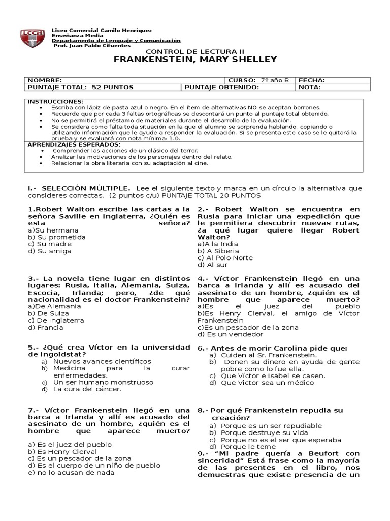 Frankenstein | PDF | Frankenstein