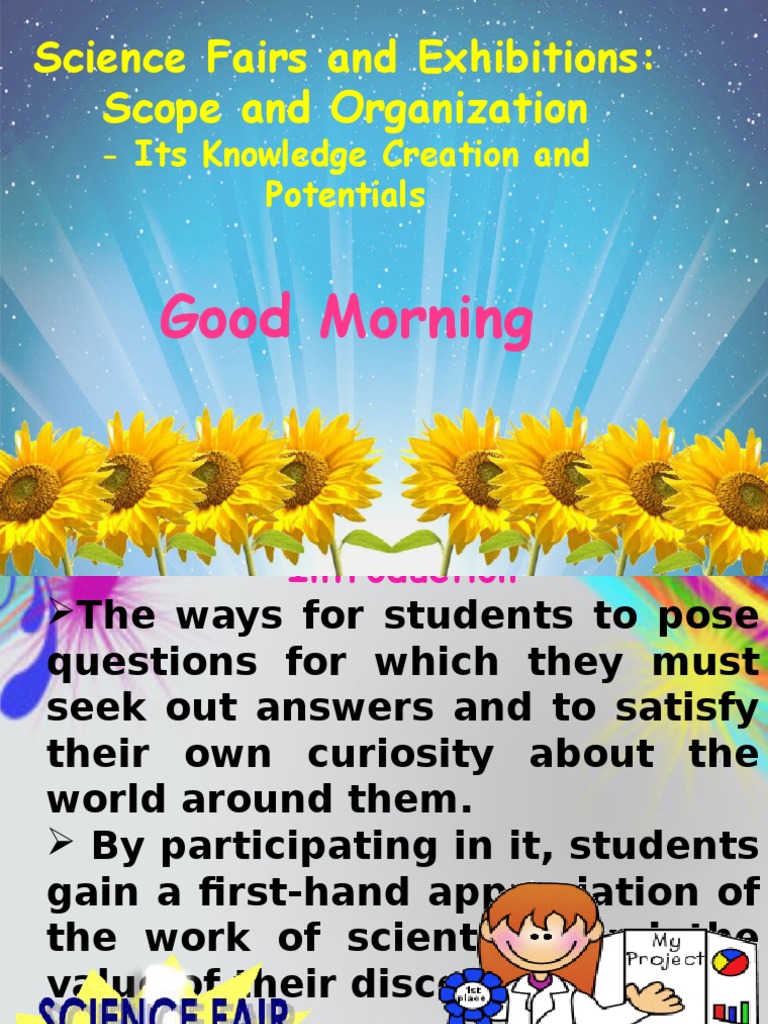 Science Fairs and Exhibitions | PDF | Scientific Method | Science