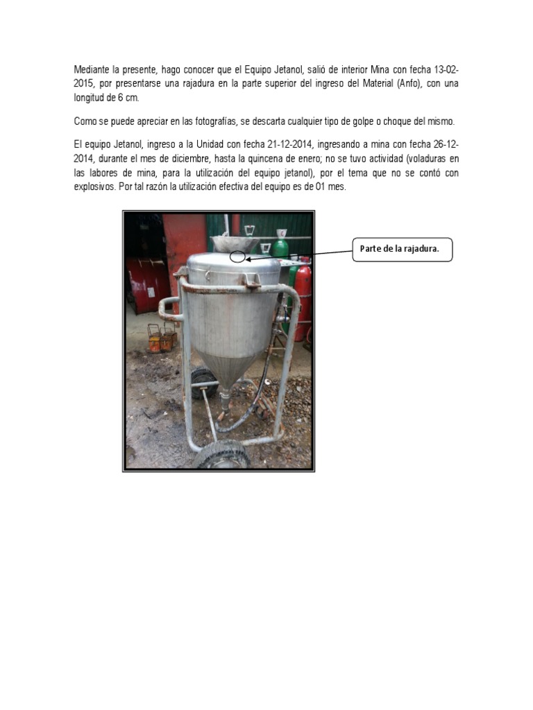 Informe de Jetanol - REMICSA | PDF | Naturaleza