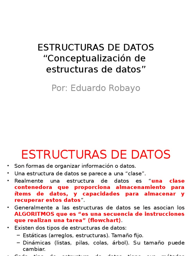 DAtos Estructurados | PDF