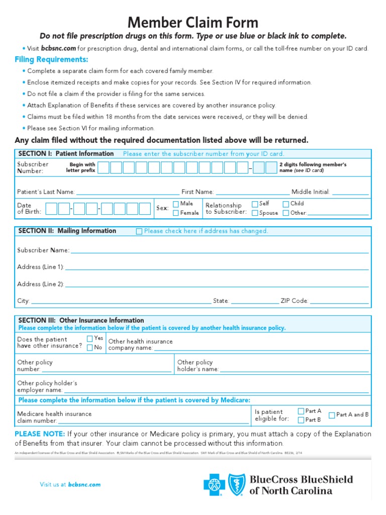 Insurance Claim Form | PDF | Medicare (United States) | Identity Document