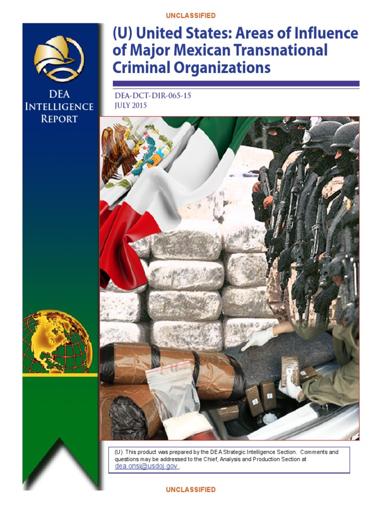 2015: Mexican Cartels U.S. Areas of Influence | PDF | Sinaloa Cartel ...