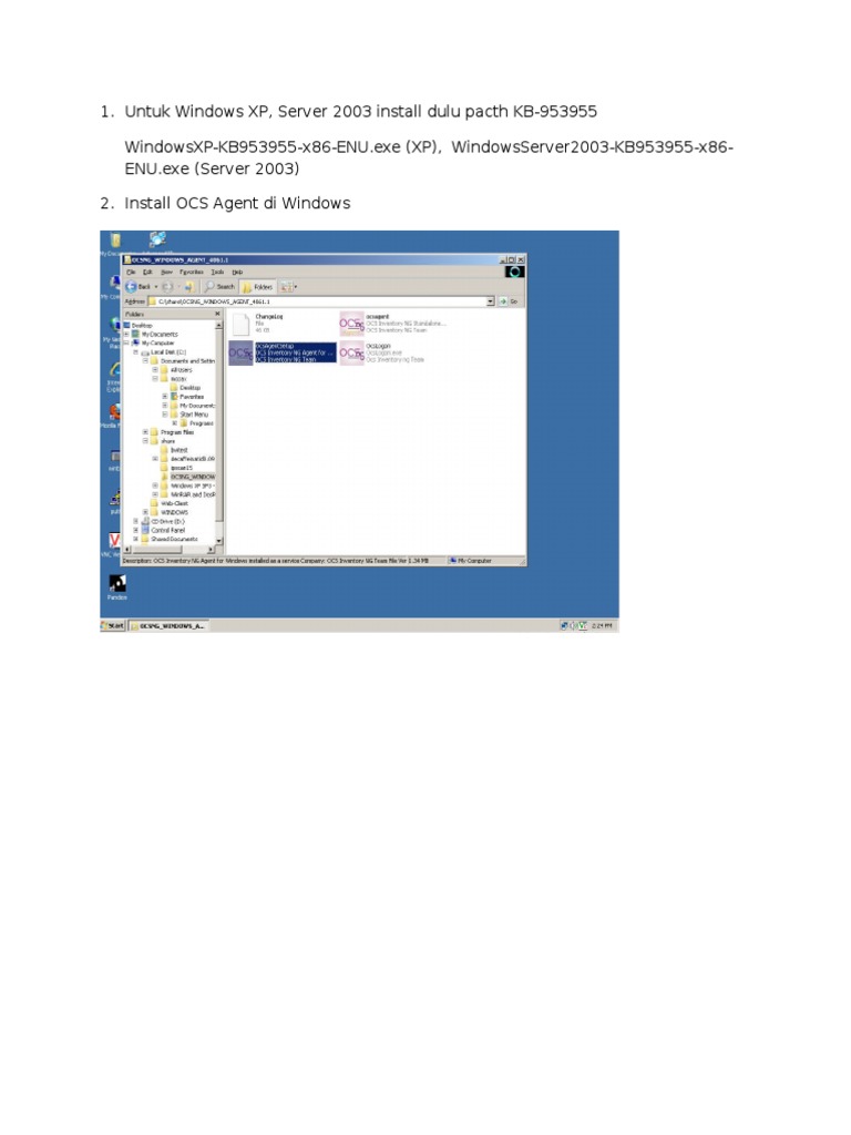 Panduan Instalasi OCS Agent Di Microsoft Windows | PDF