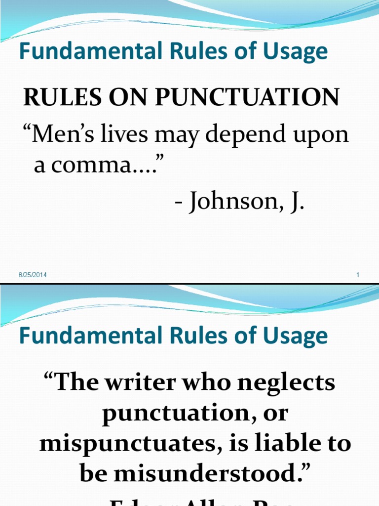 Legal Punctuation Guidelines | PDF | Comma | Adjective